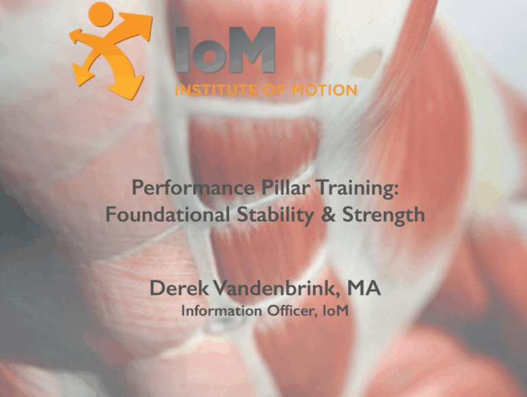 Performance Pillar Training - Foundational Stability & Strength - FN Personal Trainers - Melbourne